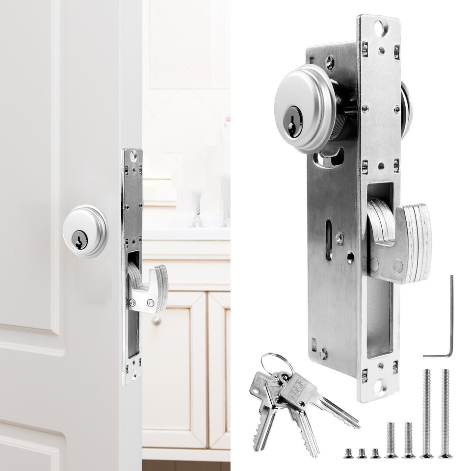 Storefront Door Lock Solid Commercial Mortise Lock Double Cylinder ...