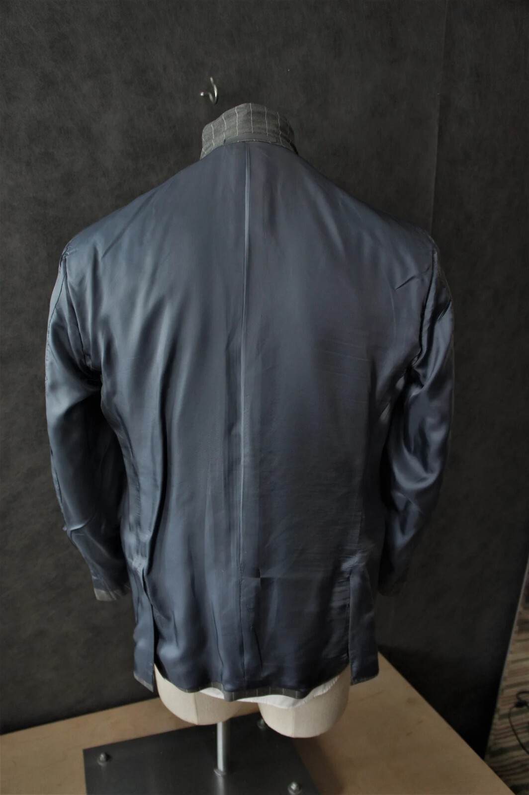 Vintage Mens Banker Stripe Sport Jacket/ Hickey Freeman Gray-White Size ...