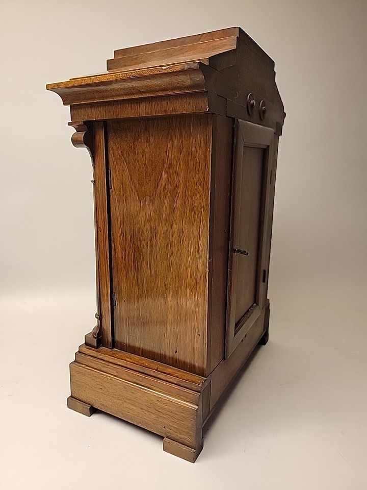 HAC Hamburg American Clock Co. Large Bracket Clock Walnut | eBay