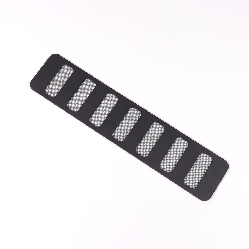 For 2003-07 Hummer H2 Stainless Steel Bumper Black Mesh Rivet Studs ...