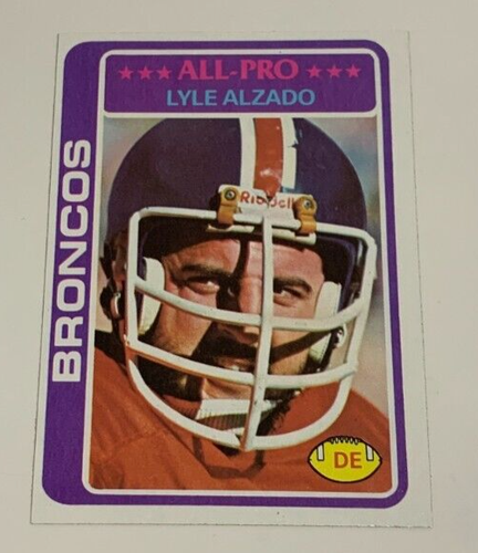 NFL LYLE ALZADO Denver Broncos 1978 Topps Football Trading CARD #40 | eBay
