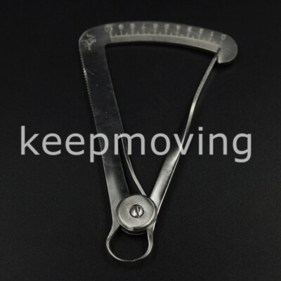 1 Pc Dental Dentist Surgical Instruments Lab Wax Caliper Ruler Metal ...