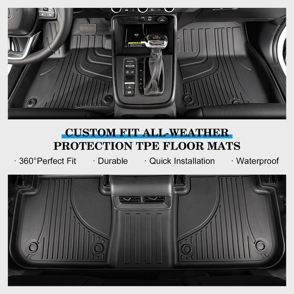 Car Floor Mats + Trunk Mat Cargo Liner For 2024-2025 Chevrolet Trax All ...