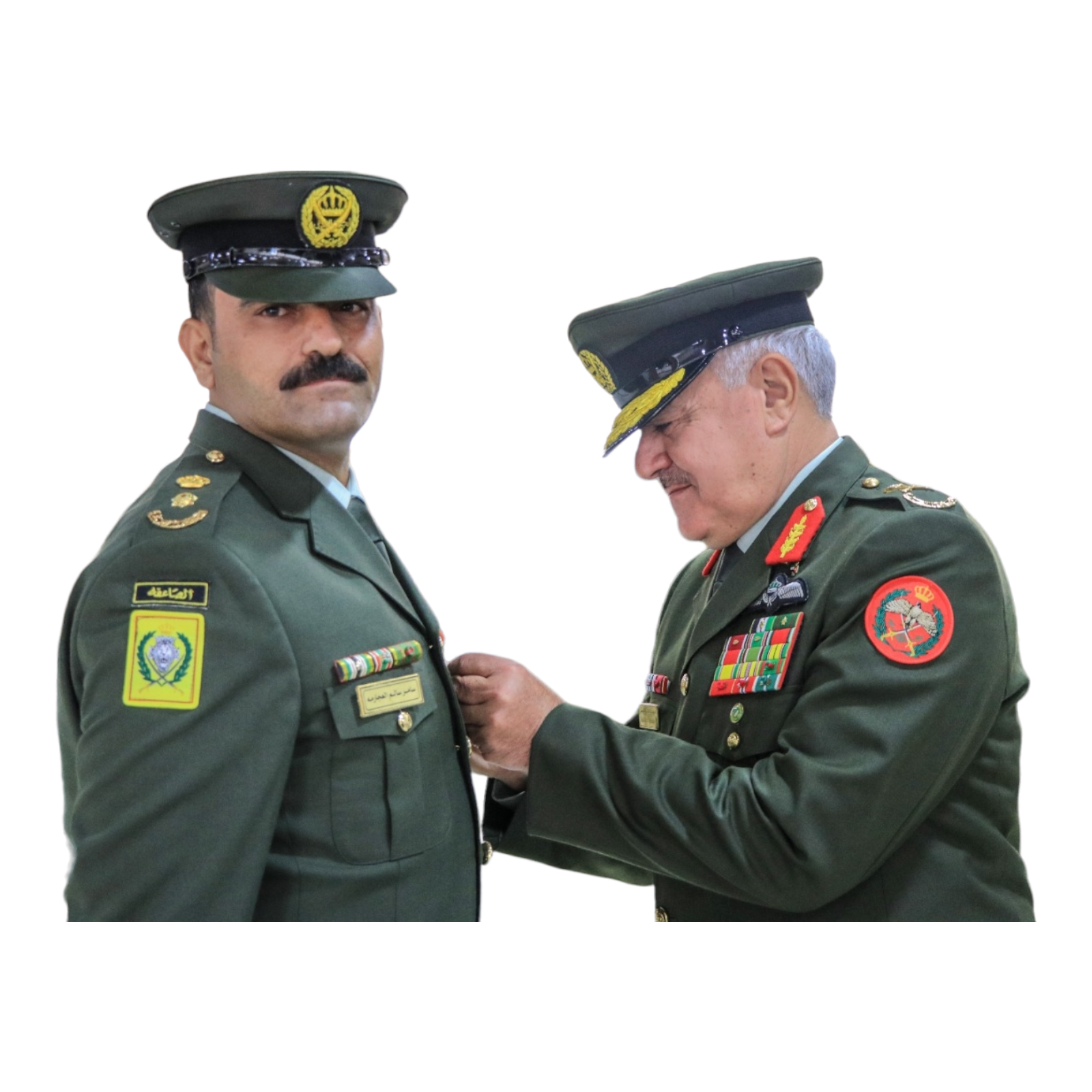 Jordanian Army Officer Rank Badge Rare Military Jordan Armed Forces ...