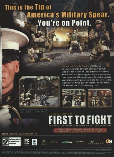 Close Combat: First To Fight Print Ad/Poster Art (A) | eBay