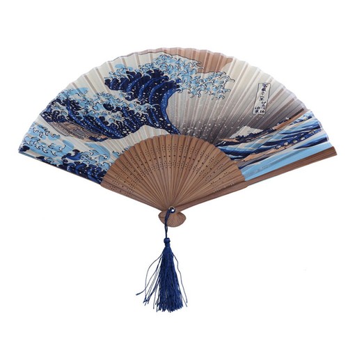 Japanese Fan Vinatge Portable Japanese Wave Fan For Keeping Cool ...
