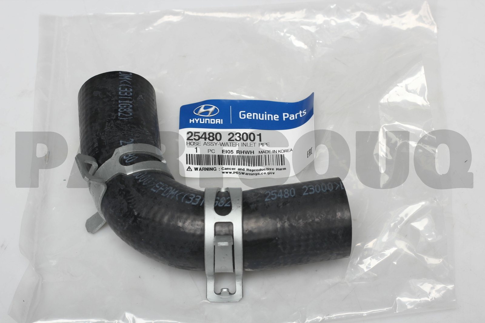 2548023001 Genuine Hyundai / KIA HOSE ASSY-W/INLET PIPE | eBay