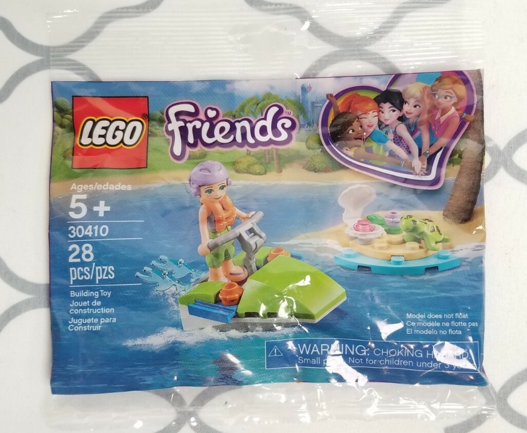 LEGO Friends Set 30410 Mia’s Water Adventure Wave Rider W/ Turtle 28 ...
