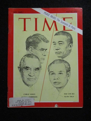 Vintage Time Magazine May 10, 1968 Peace Talks cover | eBay