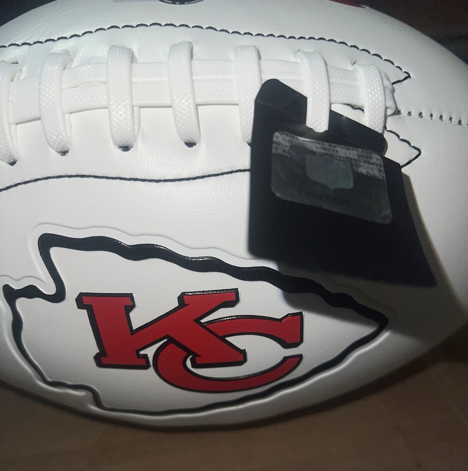 NFL Auto / Signed NFL Logo Ball Autograph COA Beckett BAS WR Legend No ...