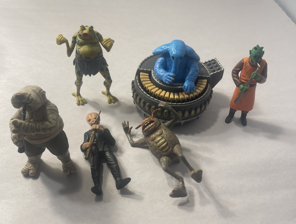 Star Wars Power Of The Force Max Rebo Band Pairs Complete Set Loose ...