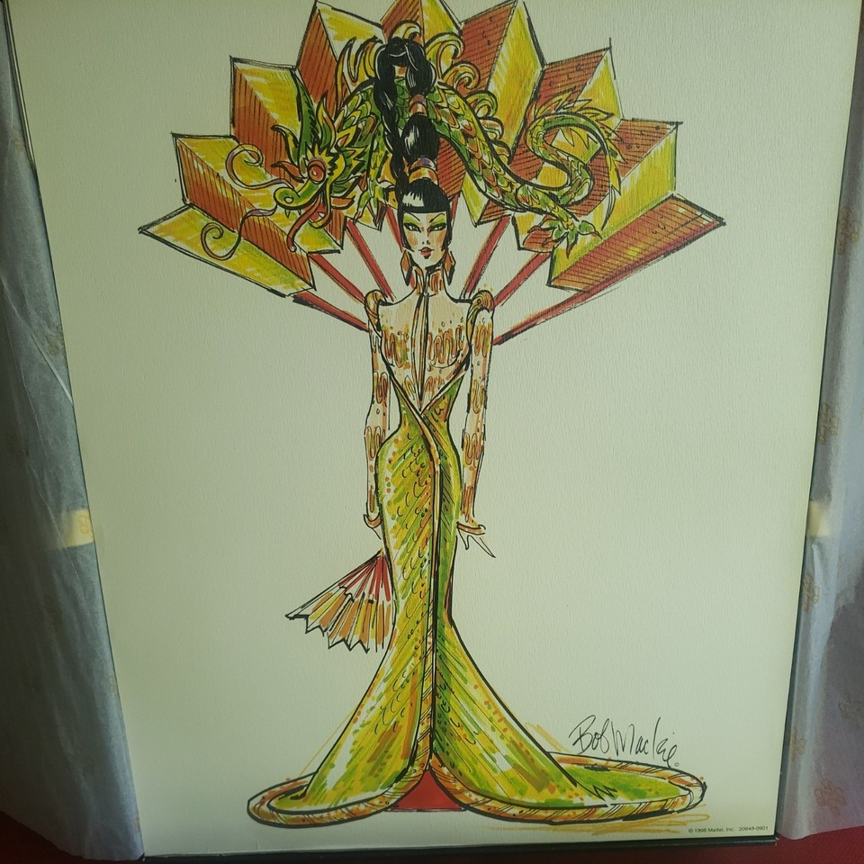 Bob Mackie Fantasy Goddess of Asia 20648 Barbie Doll Original shipping ...