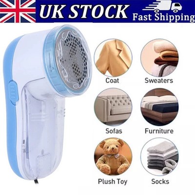 Electric Lint Remover Clothes Bobble Fabric Fluff Shaver Debobbler ...
