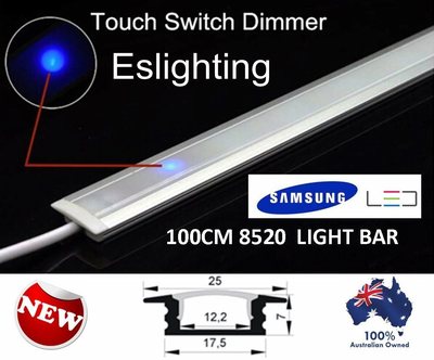 1M TOUCH CONTROL 8520 LED DIMMABLE STRIP LIGHT BAR CARAVAN CAMPING BOAT ...
