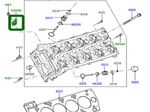 Land Rover Ignition Knock Sensor Set X2 Range Lr4 RR Sport Velar ...