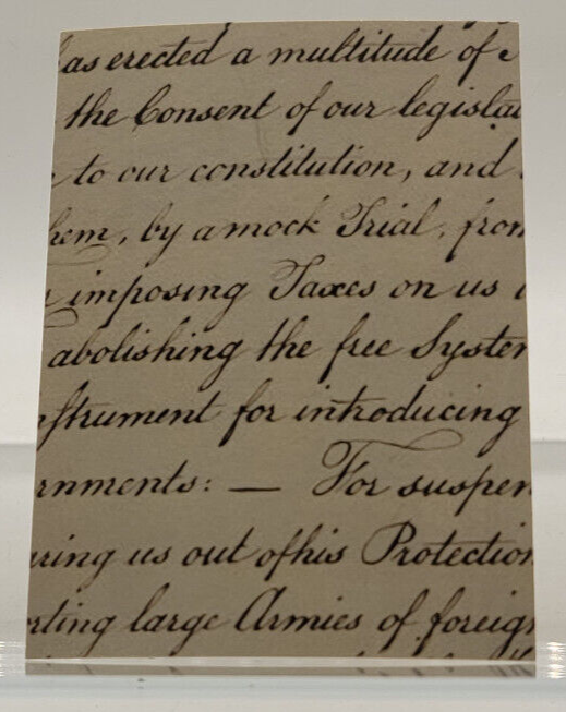 John Penn - Declaration of Independence, Trading Card, Topps, 2006, MX ...