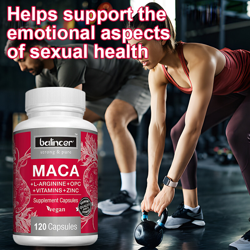 Maca Supplement Vegan Capsules Reduce Fatigue,Balance Hormone And ...