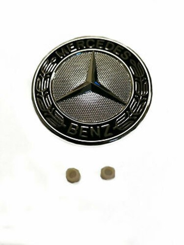 Genuine Mercedes-Benz Hood emblem Badge Kit w/ Grommets (1990-2019 ...