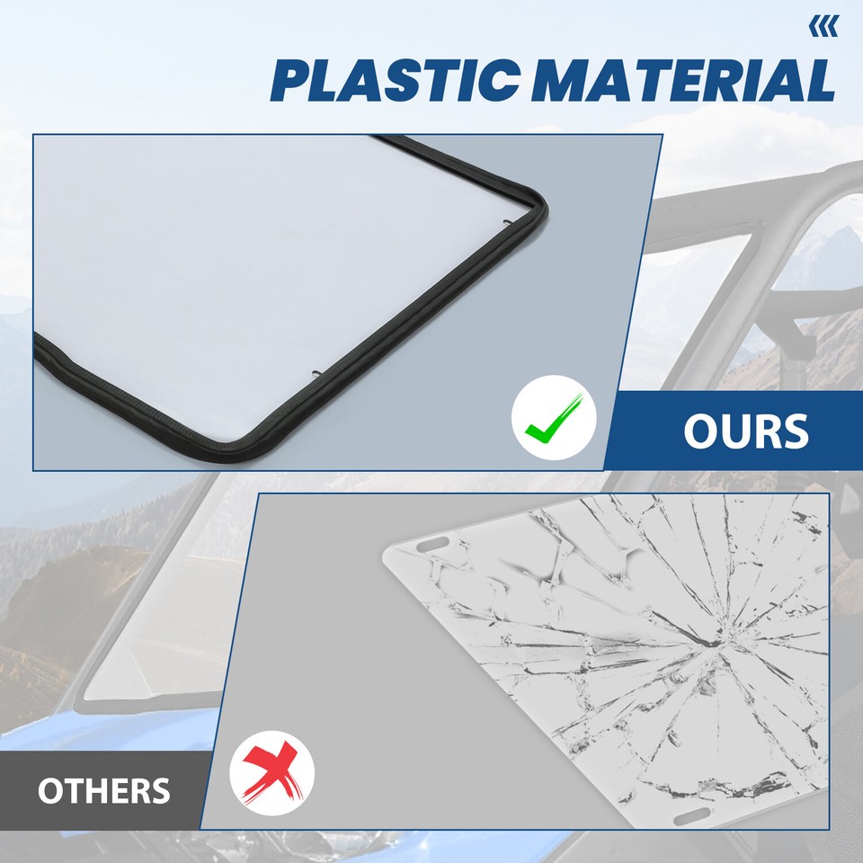 2016-2023 Can-Am Defender HD5 HD7 HD8 HD9 HD10 Clear Front Full ...