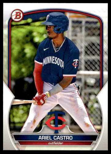 Ariel Castro 2023 Bowman Draft BD-150 Minnesota Twins Baseball Card | eBay