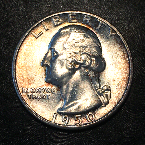 1950-S Washington Quarter - Direct from Original Uncirculated BU roll # ...