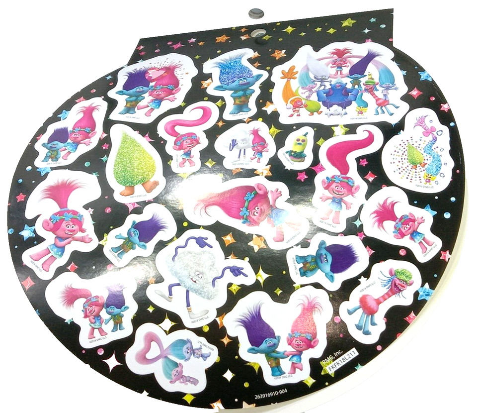 Troll Sticker Book 299 Stickers One Loose Page by Dreamworks | eBay