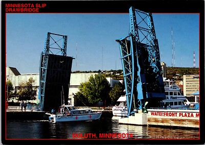 6 x 4" Postcard Duluth MN - Minnesota Slip Drawbridge - Lake Superior ...