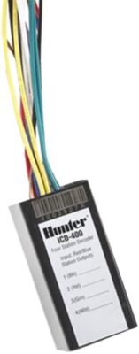 Hunter ICD-400 4-Station Decoder with Surge Suppression and Ground Wire ...