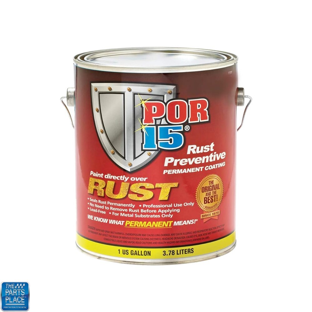 POR-15 Rust Preventive Gloss Coating Black Gallon Stop Rust & Corrosion ...