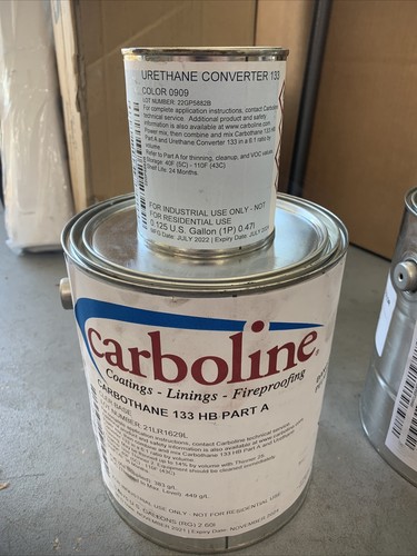 Carboline URETHANE CONVERTER 133 Color 0909 & 1Gal Carbothane 133 HB ...