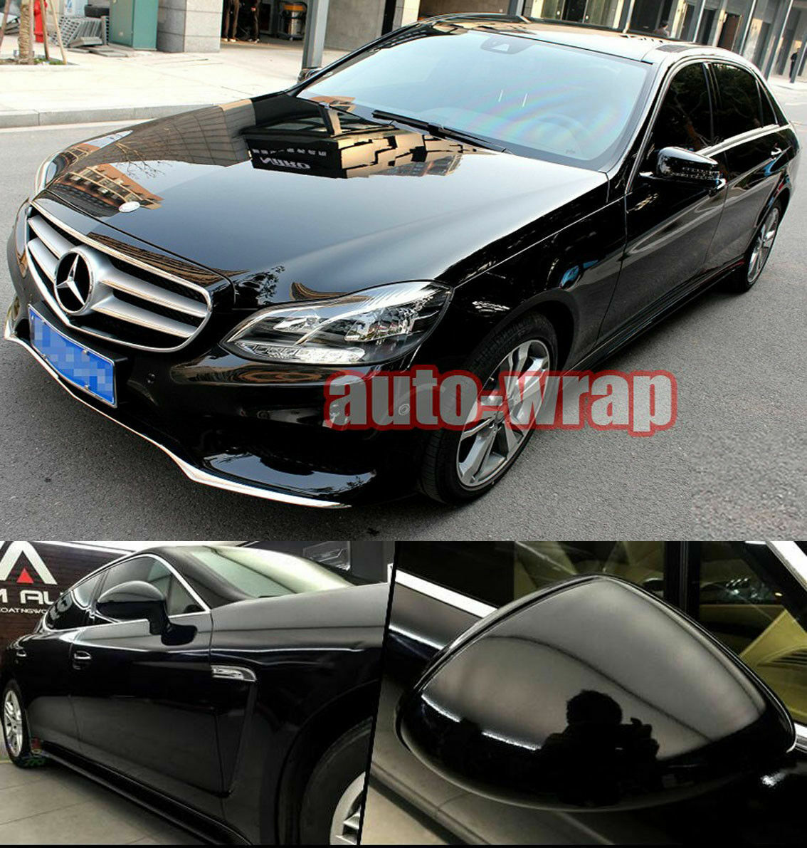 Gloss Black Car Corvette Vinyl Wraps Super Matte Black Wrapping Cars