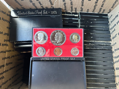 HUGE 50 Set LOT of 1975-S U.S. Proof Sets ORIGINAL | eBay