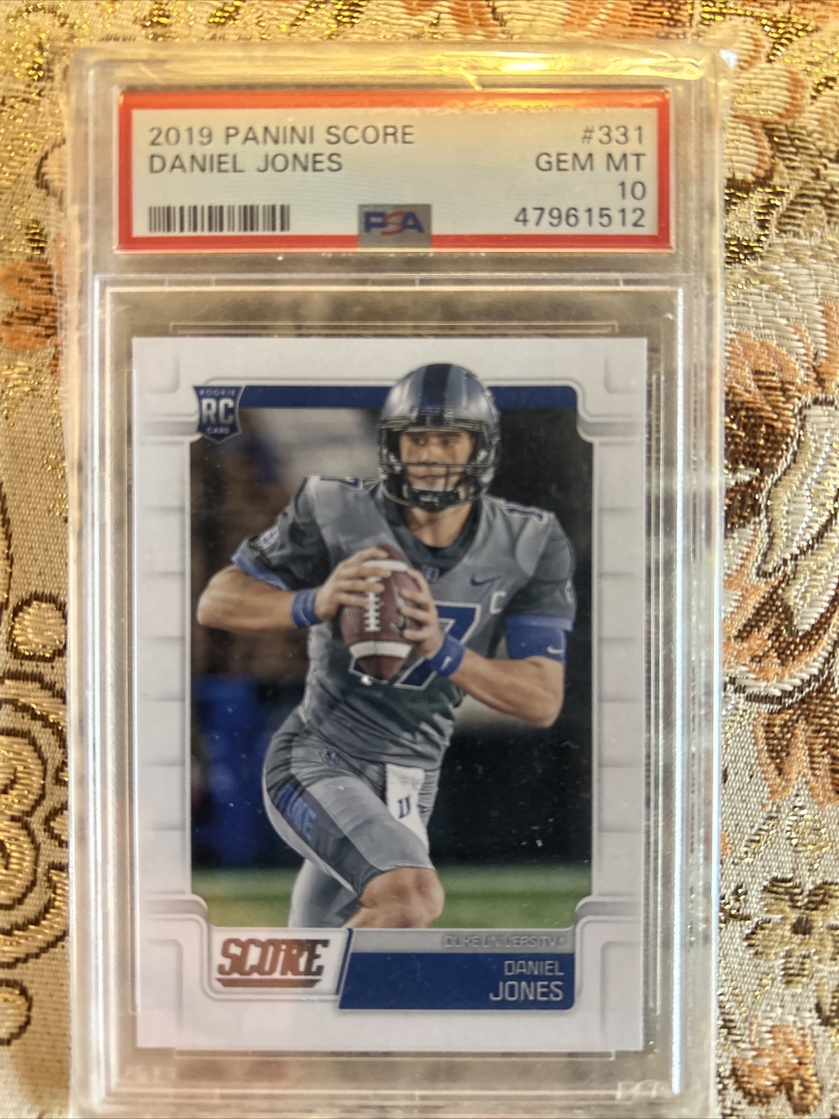 2019 PANINI SCORE DANIEL JONES ROOKIE PSA 10 #331 GIANTS | eBay