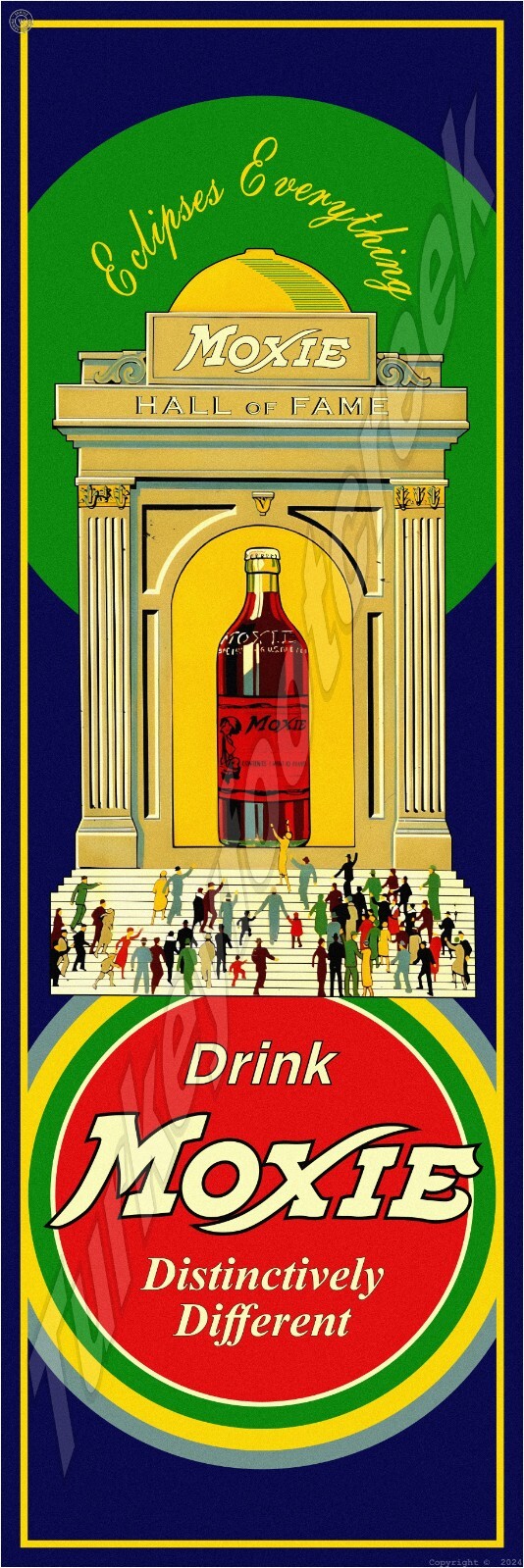 Drink Moxie Advertising Metal Sign 2 Sizes to Choose From | eBay