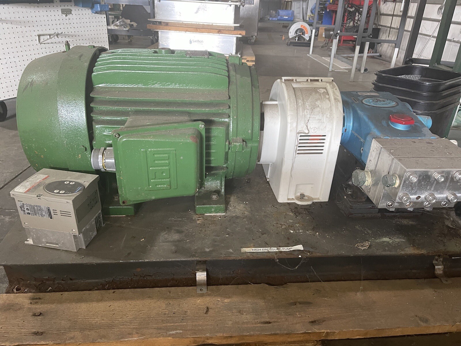 4000 PSI Cat Pump Model 1861 + Weg Motor Pressure Washer Skid - WE SHIP ...