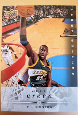 2008 Upper Deck First Edition Seattle Sonics Basketball Card #176 Jeff ...