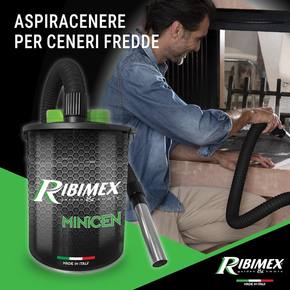Aspiracenere Elettrico Minicen, Con Filtro HEPA Intercambiabile E ...