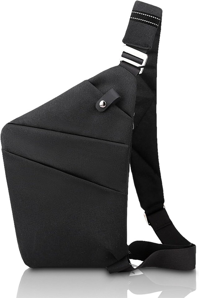 Sling Bag,North Carry Slim Sling Bag,Anti-Theft Waterproof Shoulder Bag ...