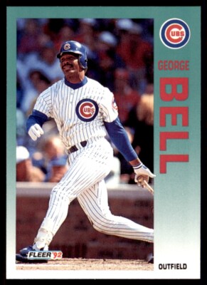 1992 Fleer George Bell Baseball Cards #376 | eBay