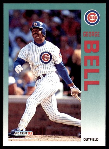 1992 Fleer George Bell Baseball Cards #376 | eBay