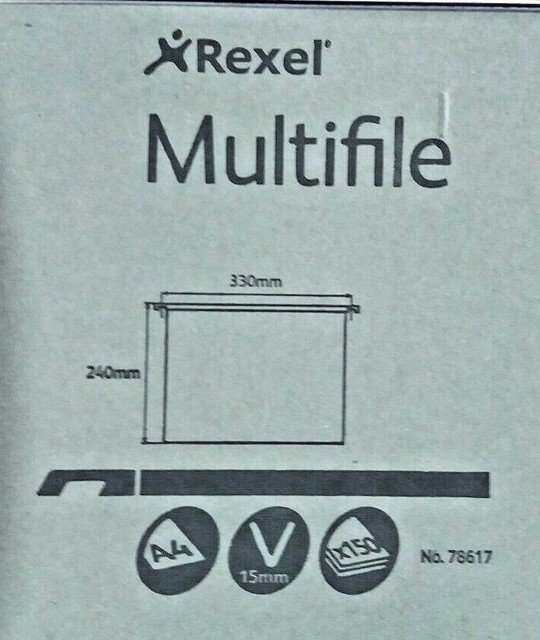 Rexel Multifile A4 Suspension File 78617 for sale online | eBay