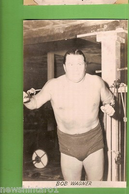 #L44. WRESTLING FAN CARD - BOB WAGNER | eBay Australia
