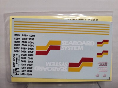Herald King HO Scale Seaboard System Hood Unit Decal #L-1940-1 | eBay