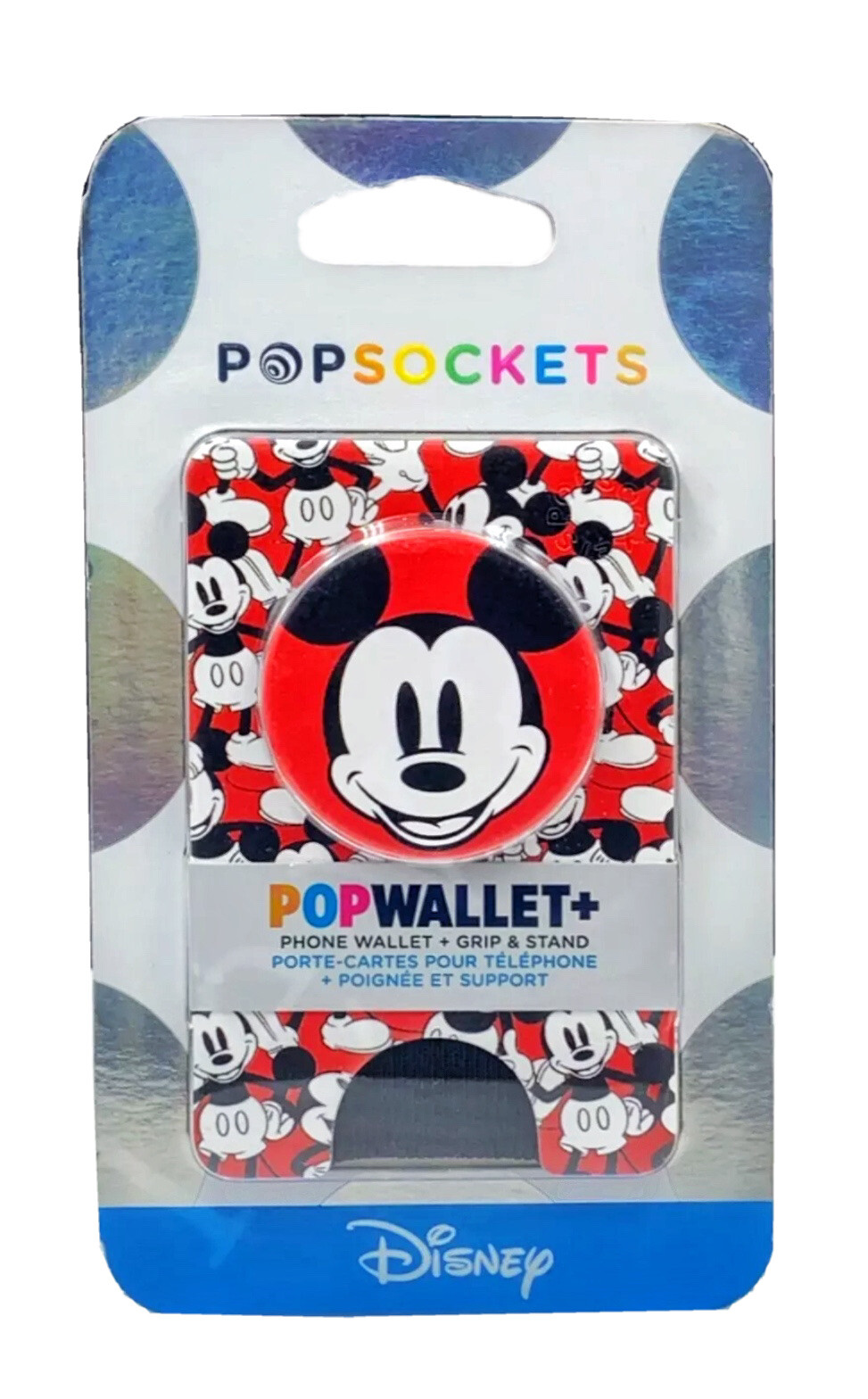 PopSockets Popwallet Plus Disney Mickey Mouse CC ID Holder Pop Wallet ...