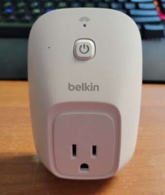 Belkin WeMo Switch Smart Plug F7C027 Wi-Fi Alexa and Google Assistant ...