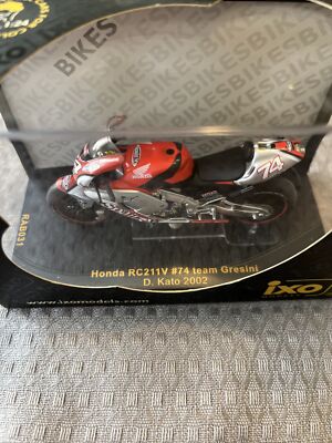 IXO Models Motorcycles: Gresini Honda RC211V #74 Daijiro Kato MotoGP ...