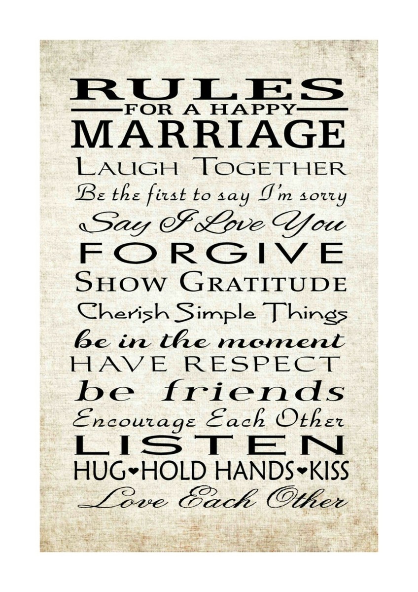 Marriage Rules