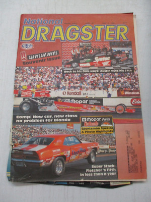 NATIONAL DRAGSTER MAGAZINE JUNE 9, 1995 VINNY BARONE B/EA TRANS AM OLDS ...