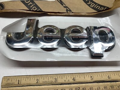 17-21 JEEP COMPASS LEFTGATE JEEP EMBLEM NAMEPLATE BADGE OEM NEW MOPAR ...