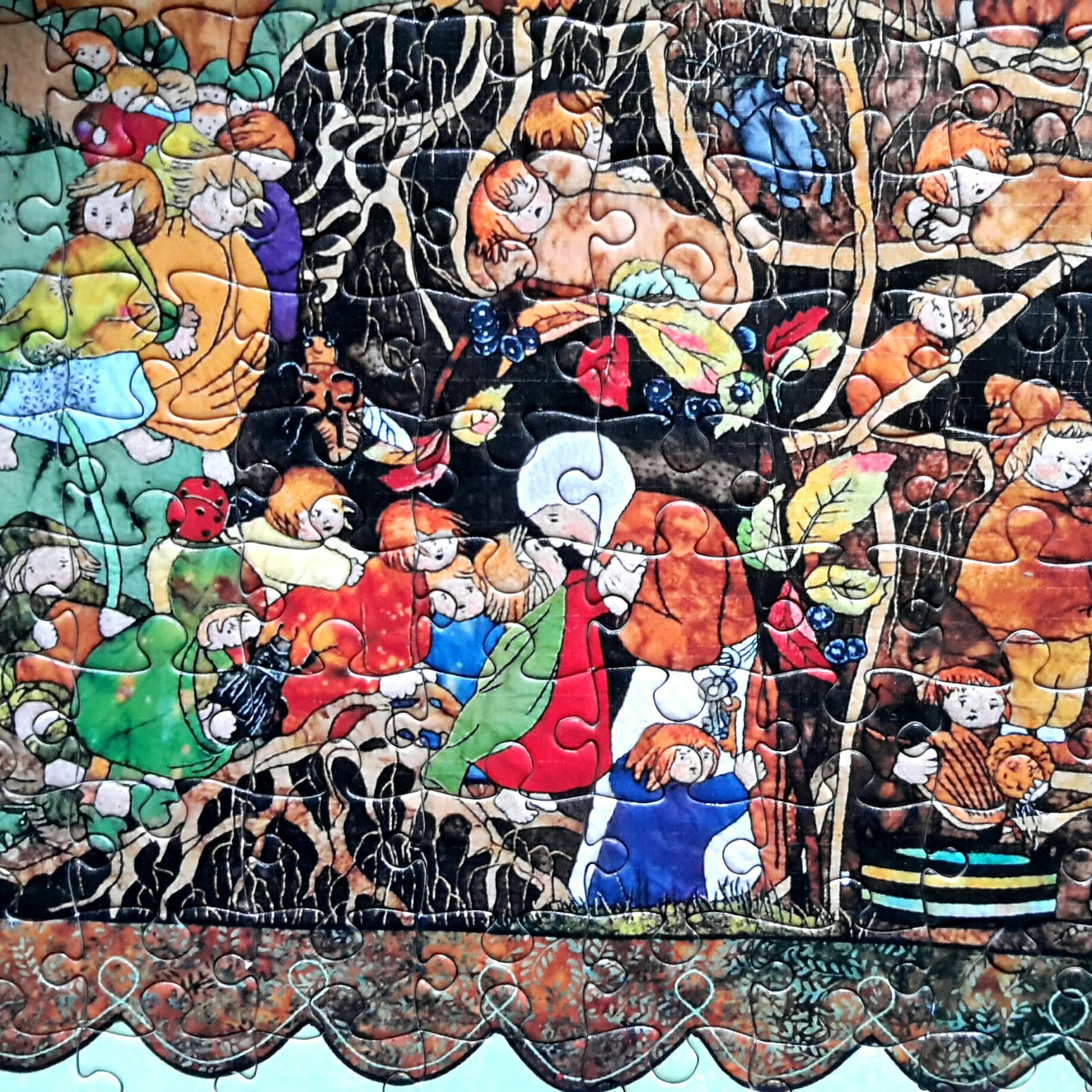 Mother Earth and Her Children Jigsaw Puzzleand Poster 750 PC Quilting ...